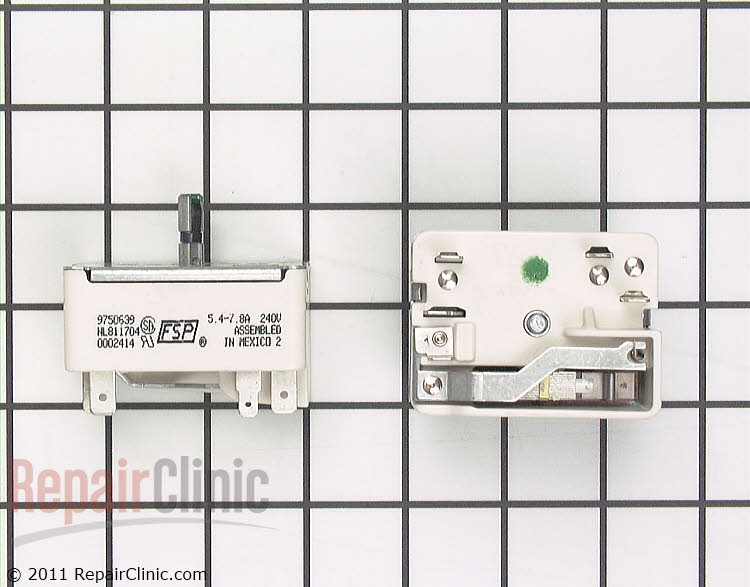 Range/Stove/Oven Surface Element Switch - WP9750639 | Fast Shipping ...
