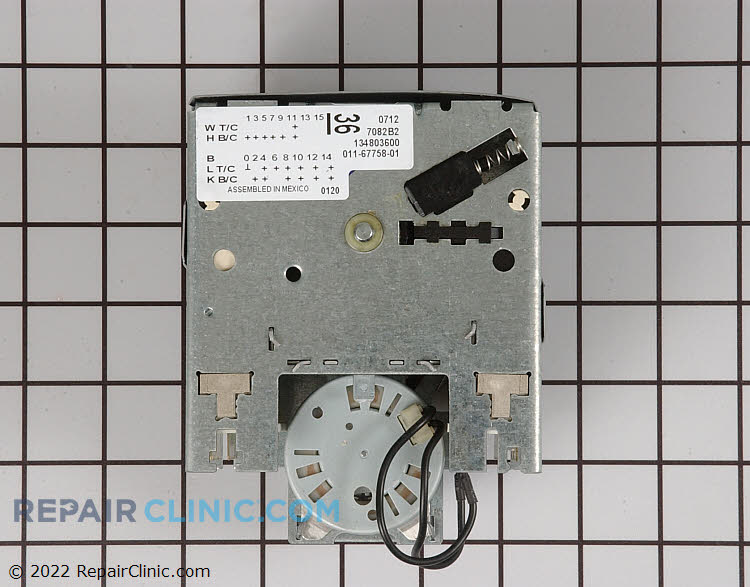 Washer/Dryer Combo Timer - 134803600 | Fast Shipping - Repair Clinic