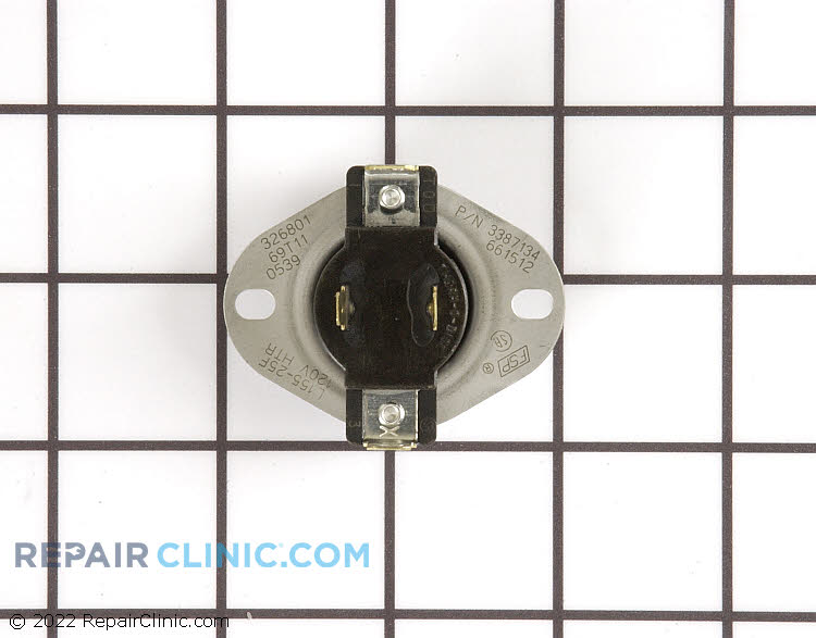 Whirlpool/Kenmore Gas Dryer Cycling Thermostat #3387134 | Repair Clinic
