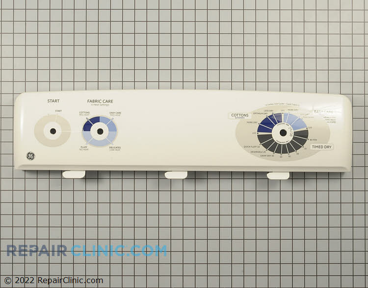 Dryer Control Panel WE19M1492 | GE Control Panel - Repair Clinic