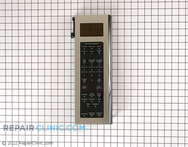 Microwave Touchpad and Control Panel - WB07X10585 | Fast Shipping - RepairClinic.com