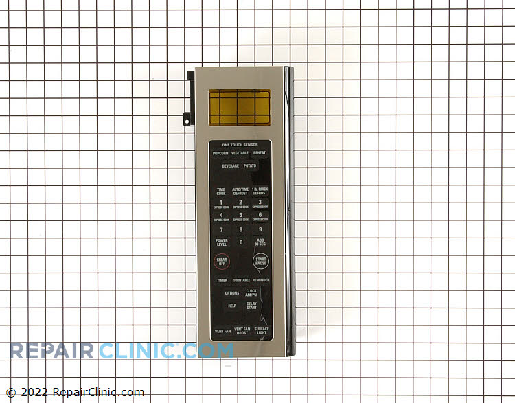 Microwave Touchpad and Control Panel - WB07X10789 | Fast Shipping - RepairClinic.com