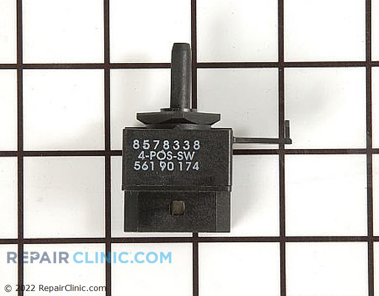 Washing Machine Rotary Switch - WP8578338 | Fast Shipping ...