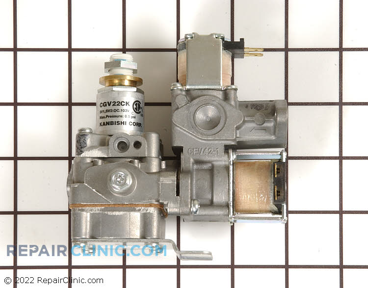 Dryer Gas Valve Assembly AGM30063309 | LG Gas Valve Assembly - Repair ...