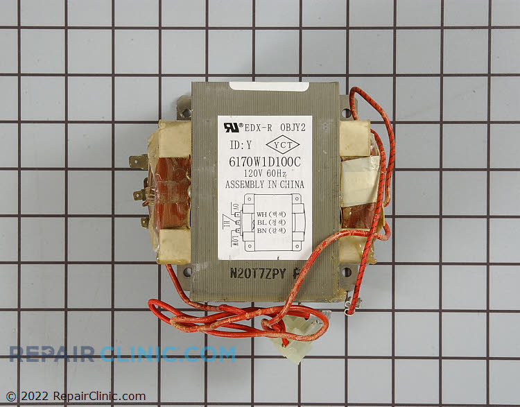 High Voltage Transformer 6170W1D100G | RepairClinic.com