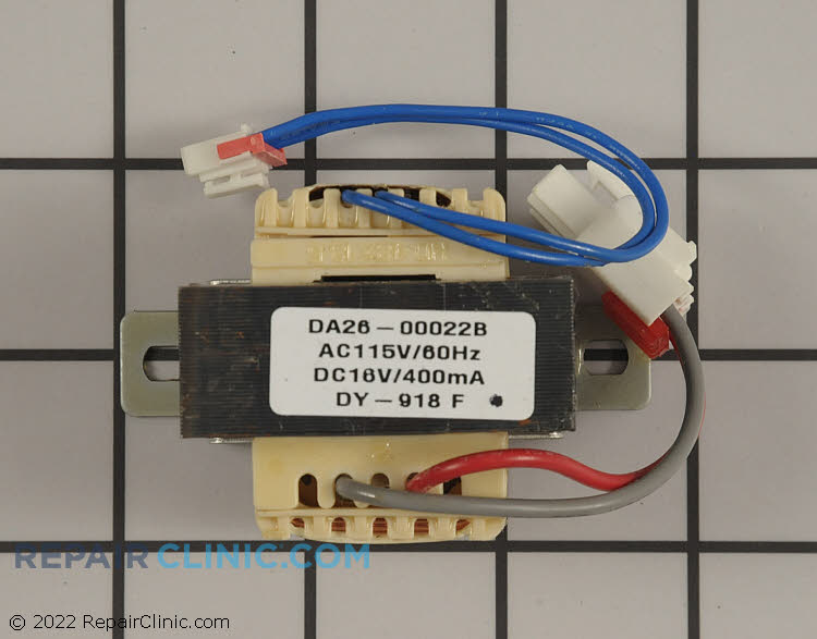 Refrigerator Transformer DA26-00022B | Samsung Transformer - Repair Clinic