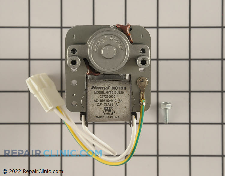 Freezer Evaporator Fan Motor - WR60X10066 | Fast Shipping - Repair Clinic