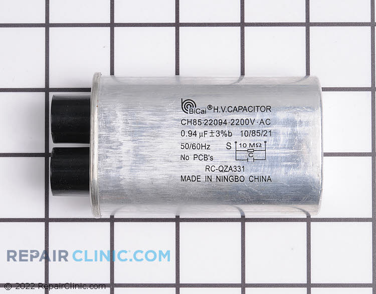 Microwave Capacitor RCQZA331WRZZ | Sharp Capacitor - Repair Clinic