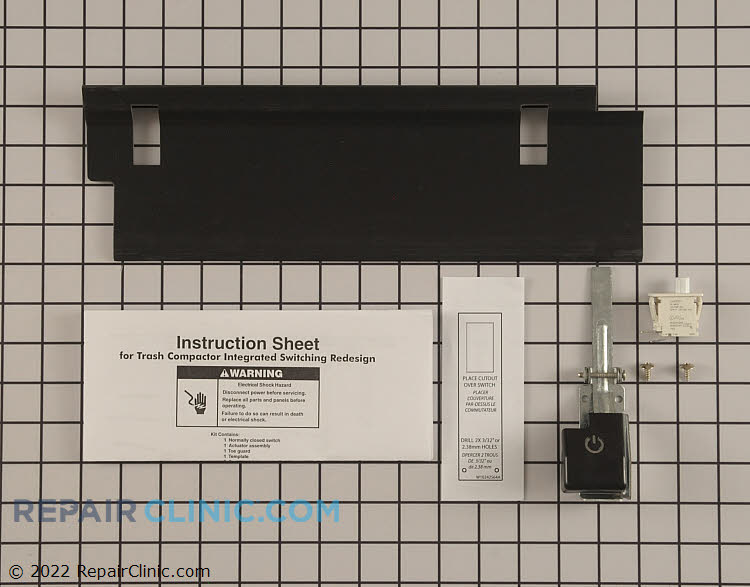 Trash Compactor Door Switch W10342596 | Door Switch - Repair Clinic