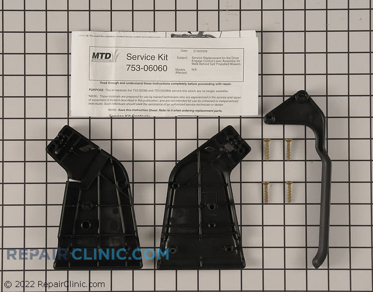 Lawn Mower Handle - 753-06060A | Fast Shipping - Repair Clinic