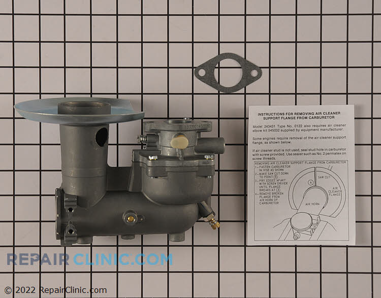 Lawn Mower Carburetor 392587 | Briggs & Stratton Carburetor - Repair Clinic
