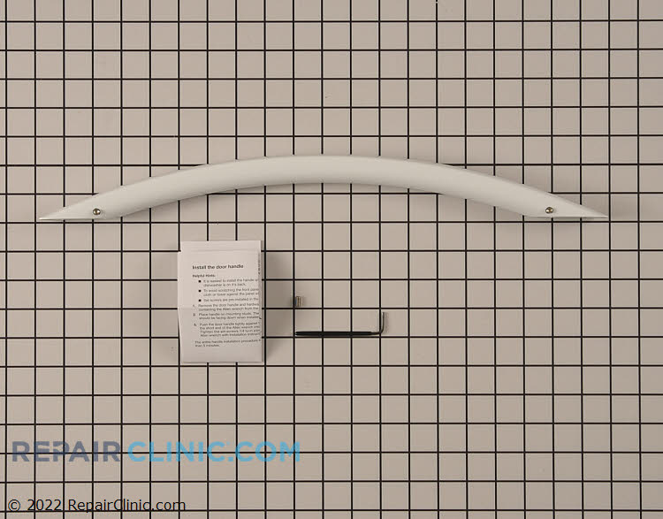 Dishwasher Door Handle W10195736A | Whirlpool Door Handle - Repair Clinic