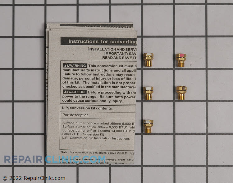 Range/Stove/Oven Conversion Kit - 316542414 | Fast Shipping - Repair Clinic