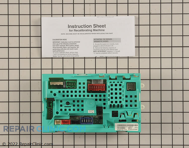 Washing Machine Control Board W10480261 | Whirlpool Control Board ...