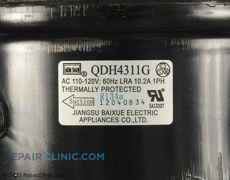 Compressor QDH4311G | RepairClinic.com