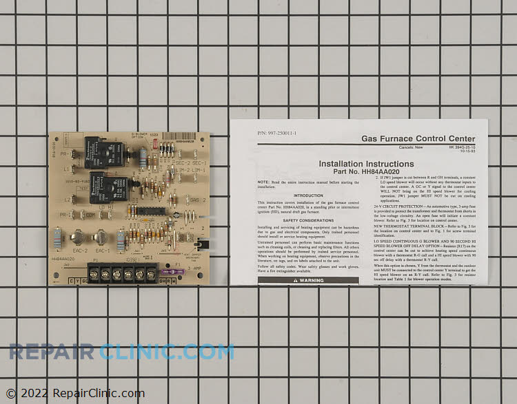 Furnace Control Board HH84AA020 Part | HH84AA020 - Repair Clinic