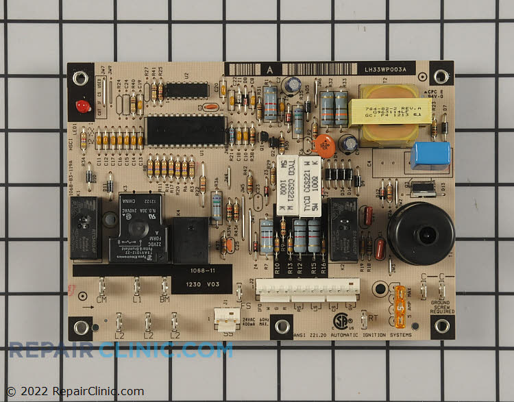 Furnace Control Board LH33WP003 | Carrier Control Board - Repair Clinic