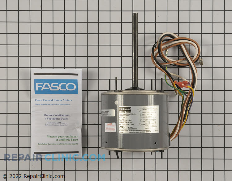 Condenser Fan Motor - D7907 | Fast Shipping - RepairClinic.com