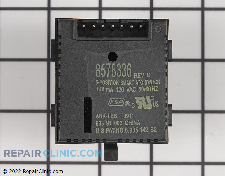 Washing Machine Temperature Control Switch - WP8578336 | Fast Shipping ...