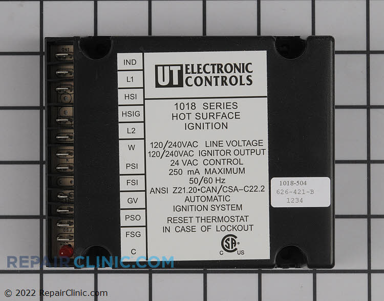 Furnace Ignition Module 626421R Part | 626421R - Repair Clinic