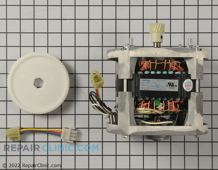 Trash Compactor Drive Motor - WC26X10006 | Fast Shipping - Repair Clinic