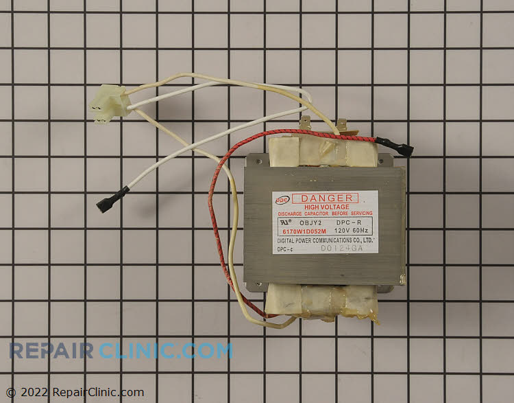 Microwave High Voltage Transformer - 6170W1D052M | Fast Shipping ...