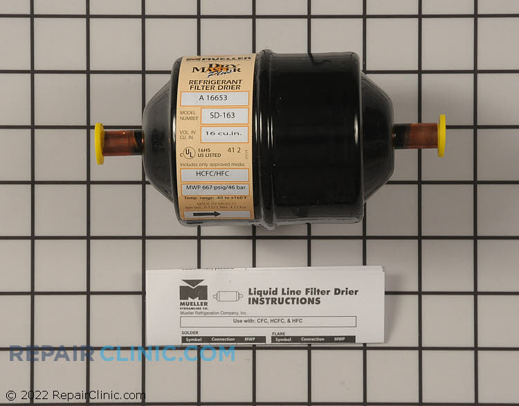 Filter Drier - DHY01472 | Fast Shipping - Repair Clinic