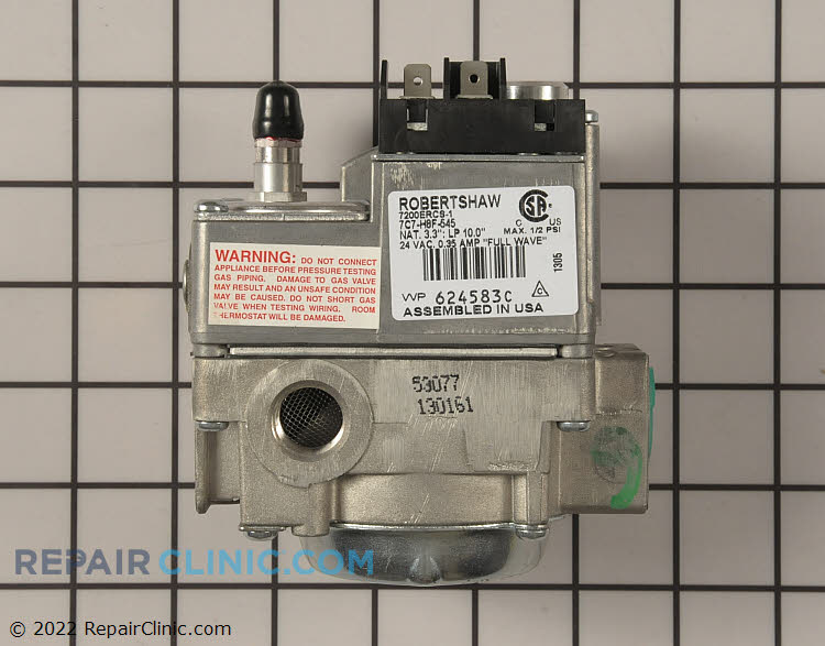 Furnace Gas Valve Assembly 720-474 | Gas Valve Assembly - Repair Clinic