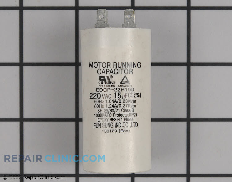 Freezer Run Capacitor WR62X10091 | GE Run Capacitor - Repair Clinic