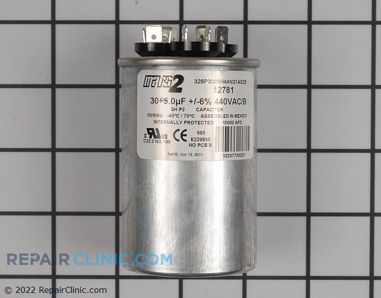 Packaged Unit/RTU Dual Run Capacitor SFCAP30D5440R | Trane Dual Run ...