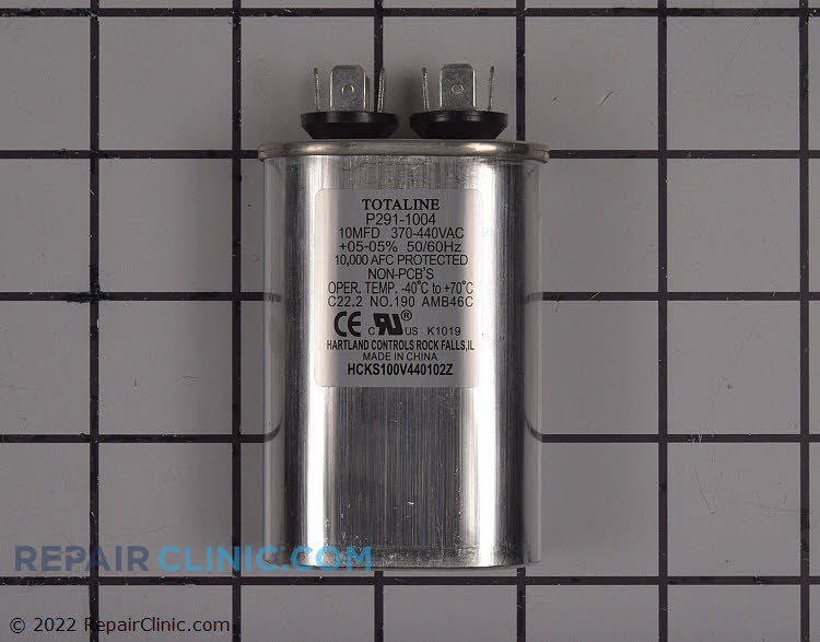 Run Capacitor - P291-1004 | Fast Shipping - Repair Clinic