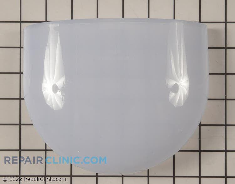 GE Refrigerator Upper Refrigerator Light Cover Replacement WR17X1 ...
