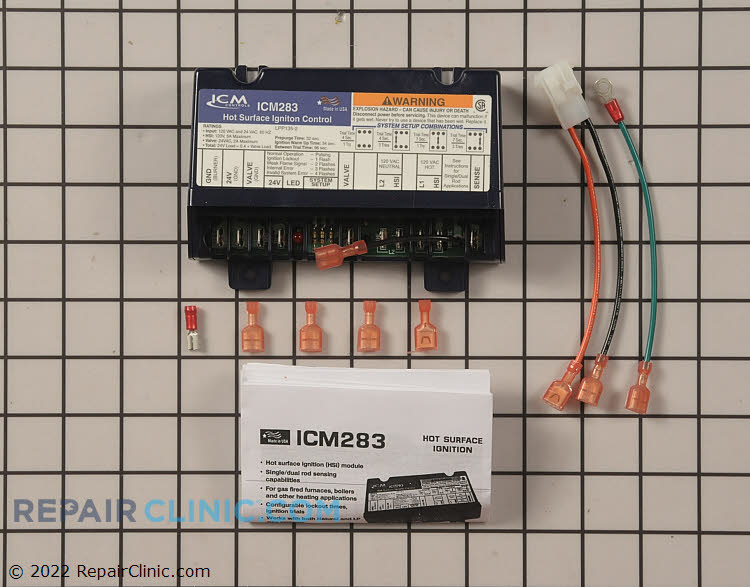 Furnace Ignition Module ICM283 | ICM Ignition Module - Repair Clinic