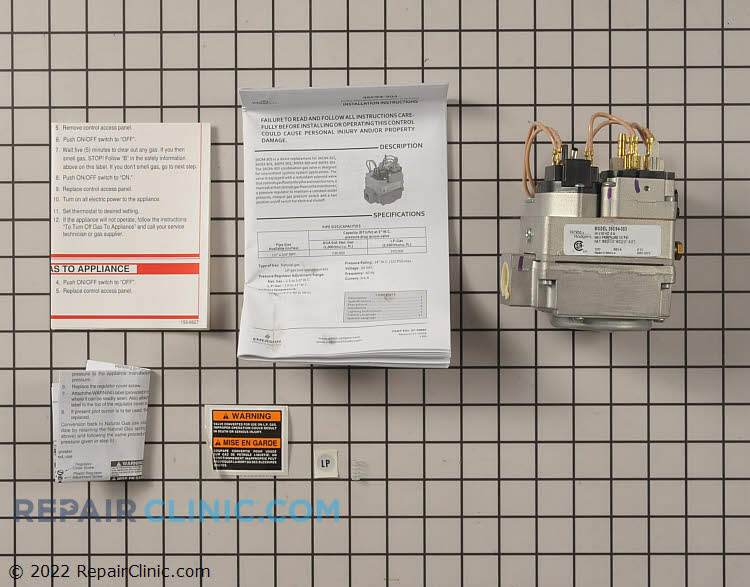 White Rodgers Furnace Gas Valve Assembly 36C94-303 Part | 36C94-303 ...