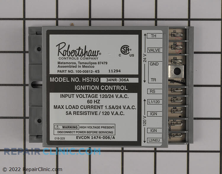 Furnace Ignition Module S1-1474-0061/A | Ignition Module - Repair Clinic