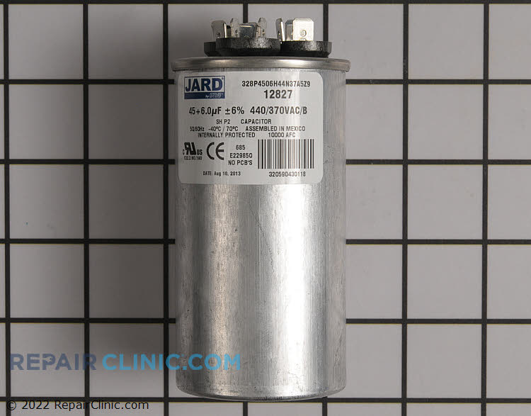 Dual Run Capacitor - 12827 | Fast Shipping - RepairClinic.com