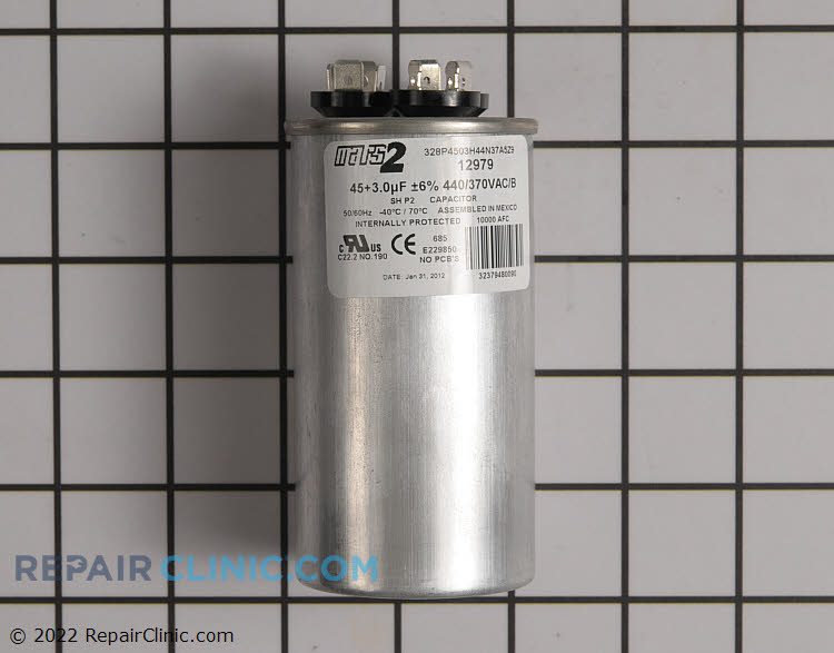 Dual Run Capacitor - 12979 | Fast Shipping - RepairClinic.com