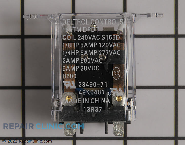 Air Handler Relay - 49K04 | Fast Shipping - Repair Clinic