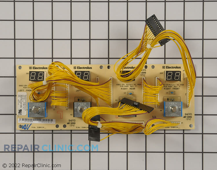 Range/Stove/Oven Surface Element Board - 318411411 | Fast Shipping ...