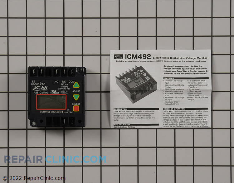 Heat Pump Control Module - ICM492 | Fast Shipping - RepairClinic.com