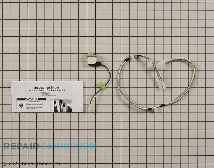 Dryer Door Switch W10702726 | Whirlpool Door Switch - Repair Clinic