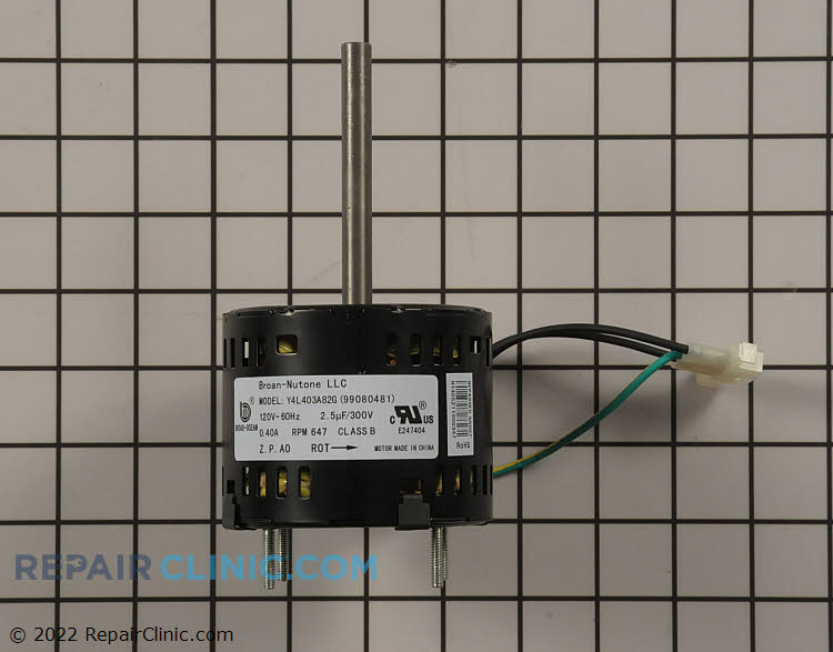 Bath Fan Fan Motor - S99080481 | Fast Shipping - RepairClinic.com