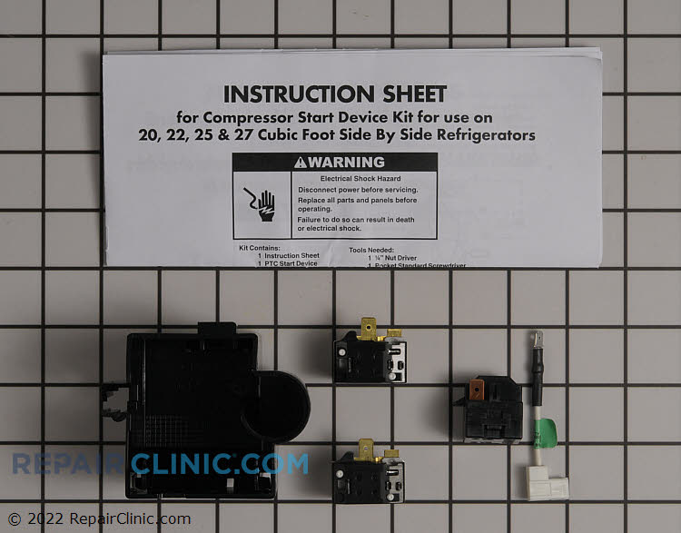 Refrigerator Relay and Overload Kit - 8201799 | Fast Shipping - Repair ...