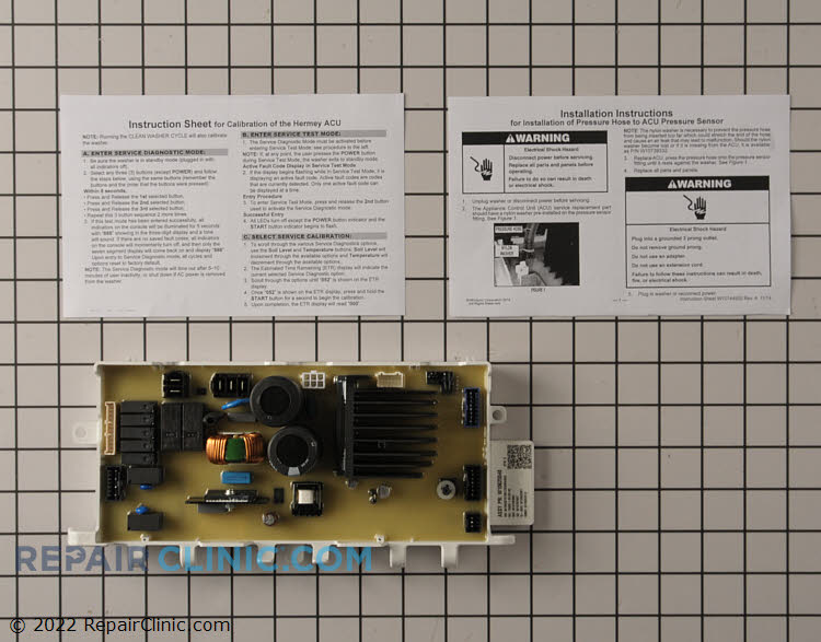 Washing Machine Control Board W10812418 | Whirlpool Control Board ...