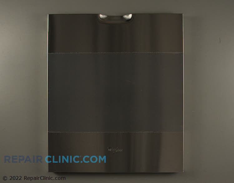 Dishwasher Front Door Panel - WPW10629473 | Fast Shipping - Repair Clinic