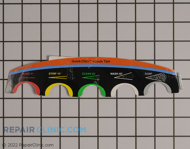 Pressure Washer Decal - 0J2236B | Fast Shipping - Repair Clinic