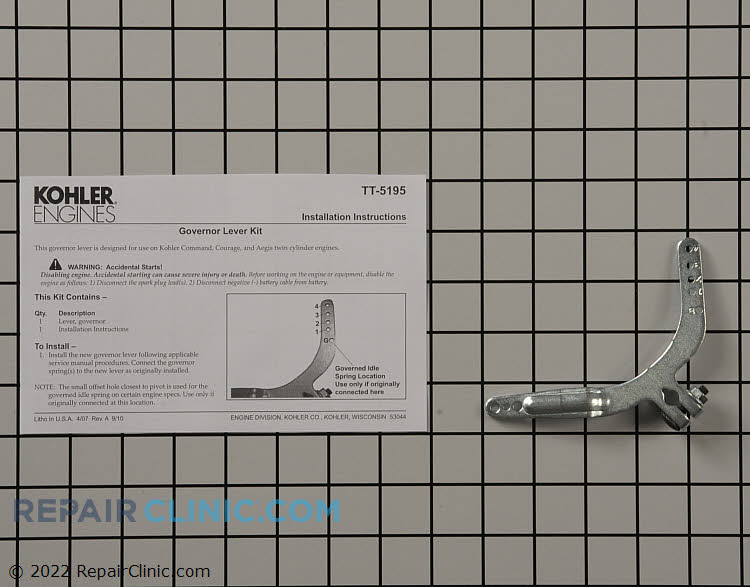 Governor Arm - 24 090 69-S | Fast Shipping - RepairClinic.com