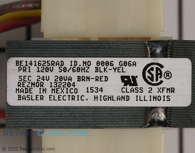 Unit Heater Transformer - 132204 | Fast Shipping - Repair Clinic