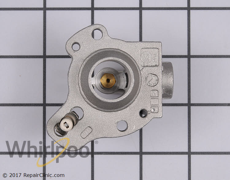Surface Burner Orifice Holder WPW10128451 | Whirlpool Replacement Parts