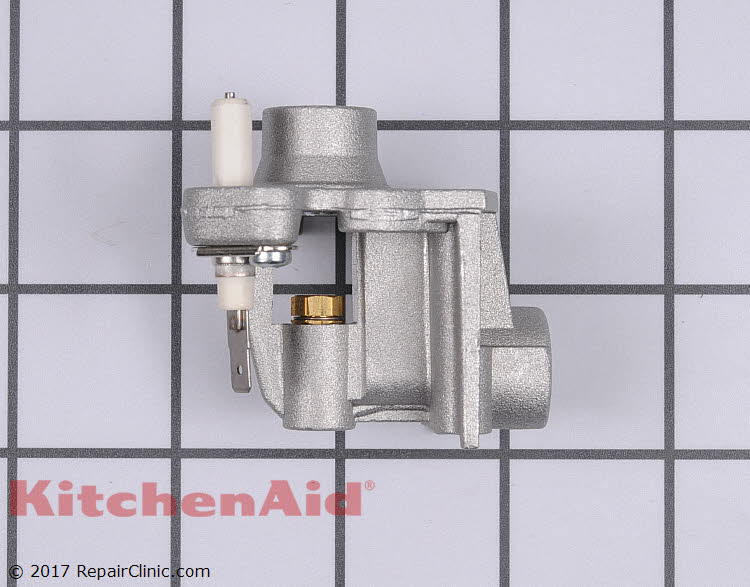 Surface Burner Orifice Holder WPW10128448 | KitchenAid Replacement Parts